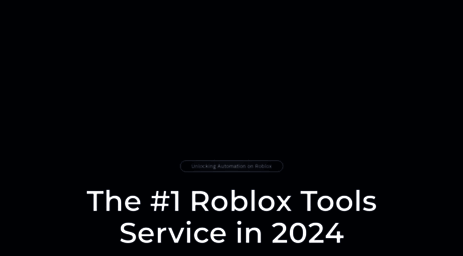 Visit Rbxtools.kg - RbxTools - The #1 Roblox Tools Service in 2024.