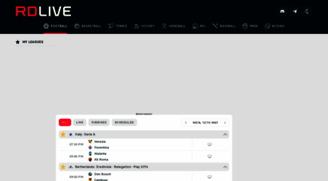 Visit Rd-live.org - RD Live | Scores, Highlights,Streams.