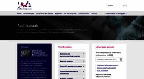Visit Rechtspraak.nl - De Rechtspraak.