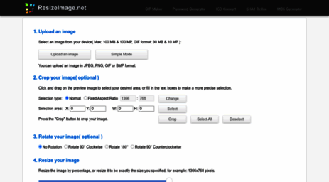 Visit Resizeimage.net - Online Image Resizer - Crop, Resize & Compress ...