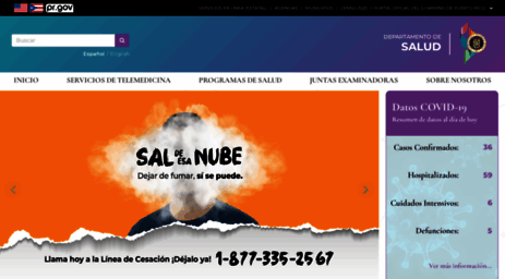 Visit Salud.pr.gov - Portal del Departamento de Salud.
