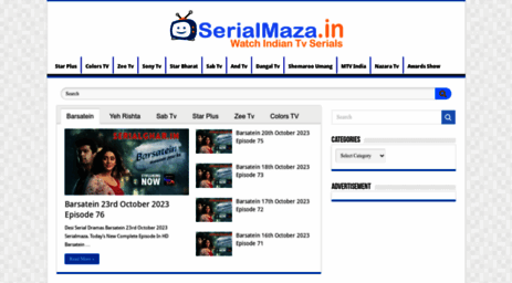 Visit Serialmaza.in - Watch Hindi Desi TV Serials Episode Online ...