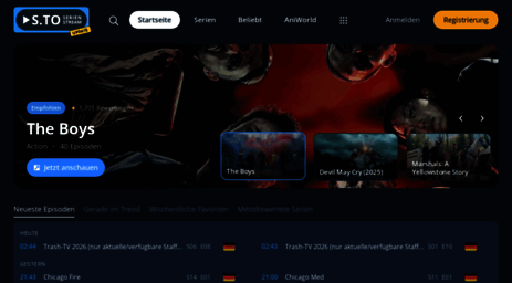 Visit Serienstream.to - Home | S.to - Serien Online gratis ansehen ...