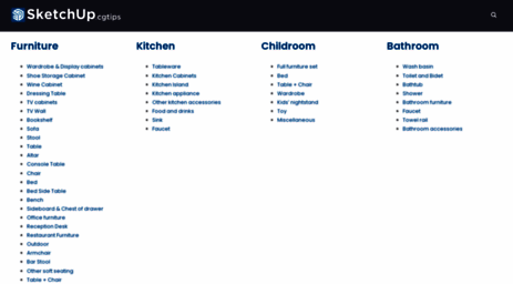 Visit Sketchup.cgtips.org - Free download Sketchup Models for ...