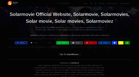 Visit Solarmovie-official.lol - Solarmovie: The Official Home | Solarmovie Official.