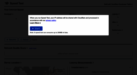 Visit Speed.cloudflare.com - Internet Speed Test - Measure Network ...