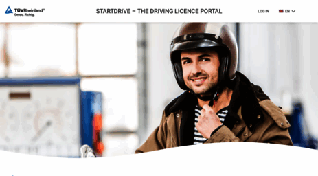Visit Startdrive.tuv.com - StartDrive - Das Führerschein-Portal.