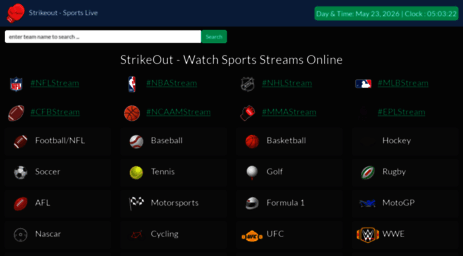Visit Strikeout.me - StrikeOut - NFL, NBA, NHL, MLB, MMA Sports HD ...