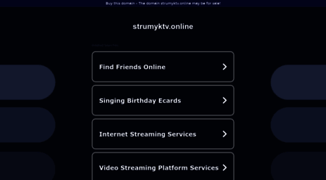 Visit Strumyktv.online - Strumyktv.online - This website is for sale ...