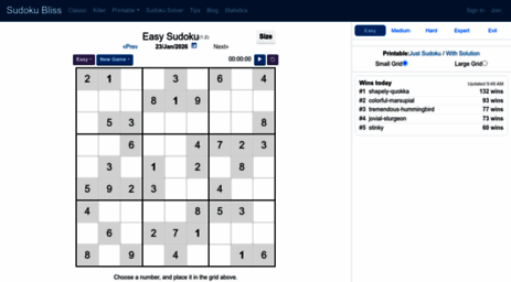Visit Sudoku Au Sudoku Online Solve Web Sudoku Puzzles 100 Free