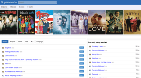Visit Supernova.to - Watch movies, series, animes online - Supernova.to.