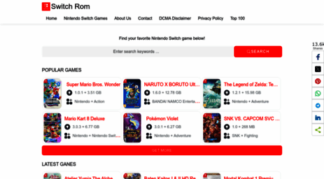 Visit Switchroms.io - Switch Rom - Download Nintendo Switch ROMs [NSP ...