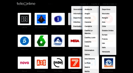 Visit Teleonline.org - Teleonline - Ver televisión en directo.