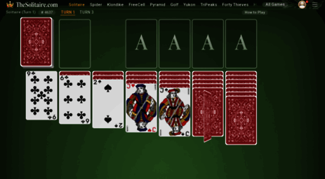 Visit Thesolitaire.com - Solitaire – Play Online for Free, Full Screen ...