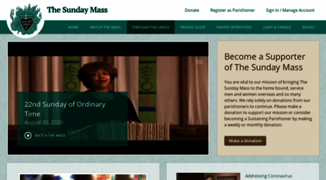 Visit Thesundaymass.org - The Sunday Mass.