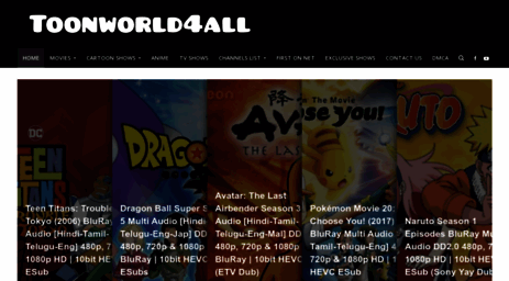 Visit Toonworld4all.me - Toon World Home | ToonWorld4All.