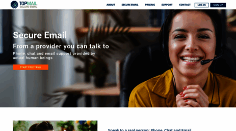 Visit Topmail.com - Topmail Protects Your Privacy | Spam Free & Secure Email Provider.