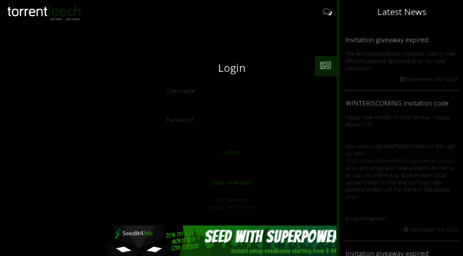 Visit Torrentleech.me - Login :: TorrentLeech.org.