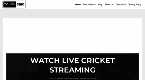 Visit Touchcric.live