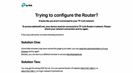 Visit Tplinkwifi.net - Trying to configure the Router? | TP-Link.