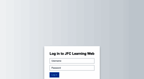 Visit Training.jfc.com.ph - JFC Learning Web: Log in to the site.