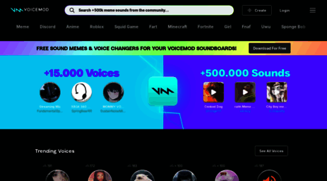 Visit Tuna.voicemod.net - Soundboard - TUNA - Download Unlimited Free ...