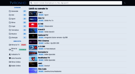 Visit Tvronhd.com - TV Online * Canale TV Gratis * Tv HD Live.