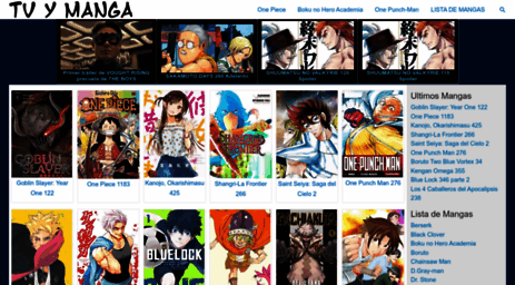 Visit Tvymanga.com - Tv y Manga - Mangas Online Español.