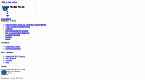 Visit Unescap.org - Homepage | ESCAP.
