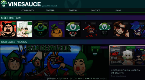 Visit Vinesauce.com - Vinesauce.