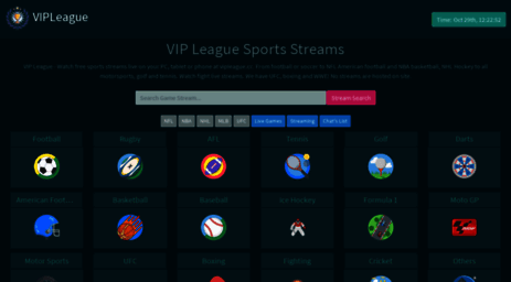 Visit Vipleague.cc - VIP League Free Sports Streaming & Schedule Online ...