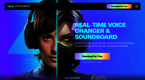 Visit Voicemod.net - Free Real Time Voice Changer for PC & Mac | Voicemod.