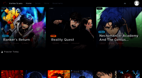 Visit Vortexscans.com - Completing challenge ....