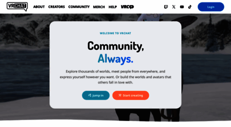 Visit Vrchat.com - VRChat.