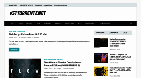 Visit Vsttorrentz.net - VST Torrent - Loop Torrent - Download Free VST ...