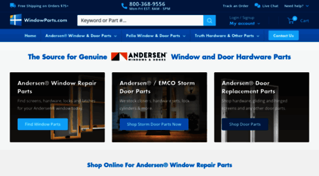 Visit Windowparts.com - Andersen Window & Door Replacement Parts | Shop ...