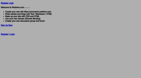 Visit Wodemo.net - Wodemo.