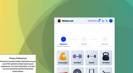 Visit Workout.cool - Build Your Perfect Workout | Workout Cool.