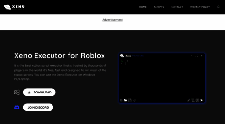 Visit Xenoexecutor.com - Latest Roblox Executor v1.1.65 - Xeno Executor.