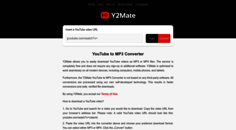 Visit Y2mate.nu - Y2Mate - YouTube to MP3 Converter.