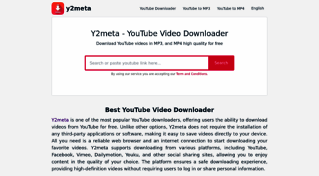 Visit Y2meta.is - Y2meta - YouTube Downloader | Download YouTube Videos ...