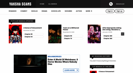 Visit Yakshascans.com - YakshaScans - The Fastest Scans.