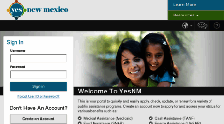 Visit Yes.state.nm.us - YesNM Portal - apply, check, update, or renew ...