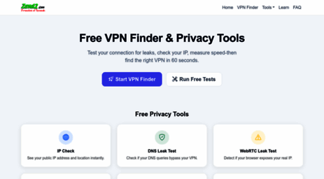 Visit Zend2.com - Free VPN Finder & Privacy Tools | Zend2.