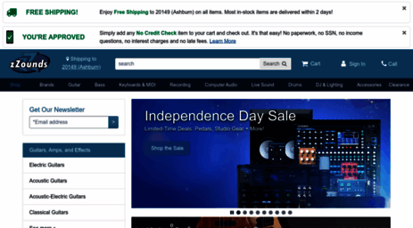 Visit Zzounds.com - ZZounds.com | Musical Instruments Music Store. Shop ...